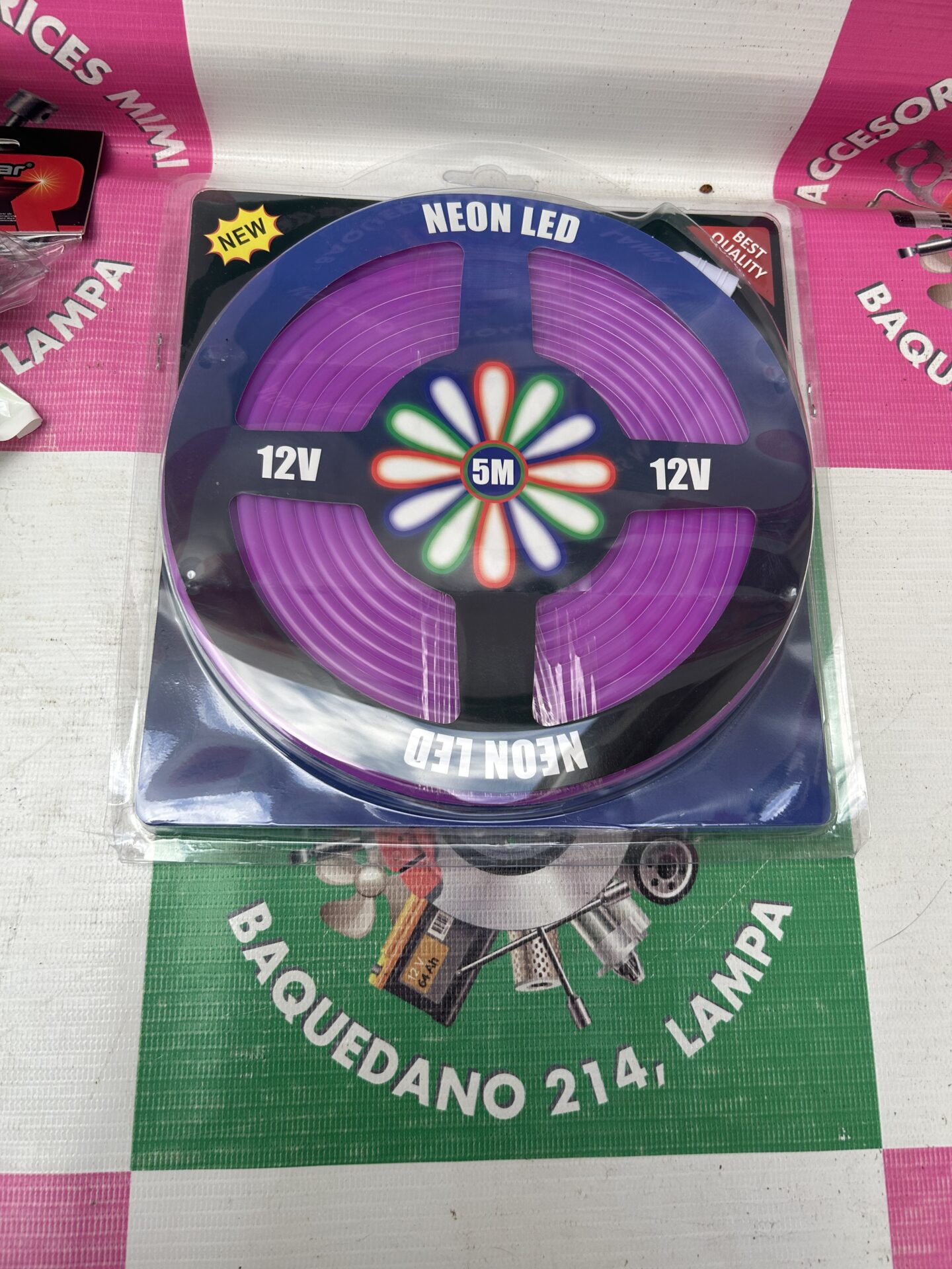 NEON LED 12V MORADO 5 METROS – Tienda Desarmaduria Lampa