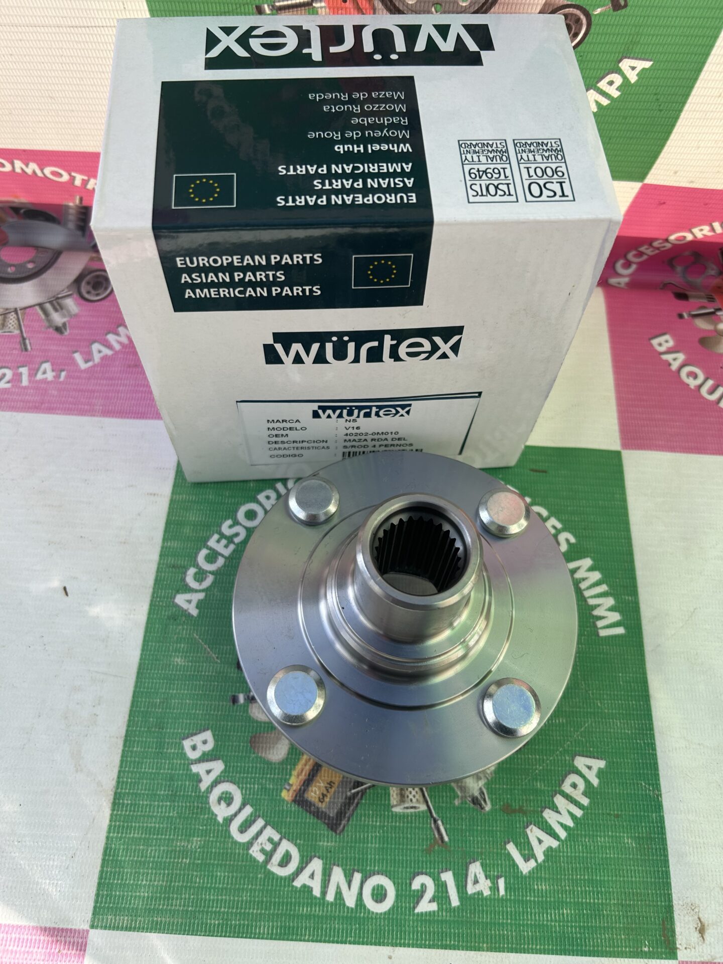 MAZA MASA DELANTERA NISSAN V16 1.4 1.6 1.7 1990/2011, NISSAN SENTRA II ...